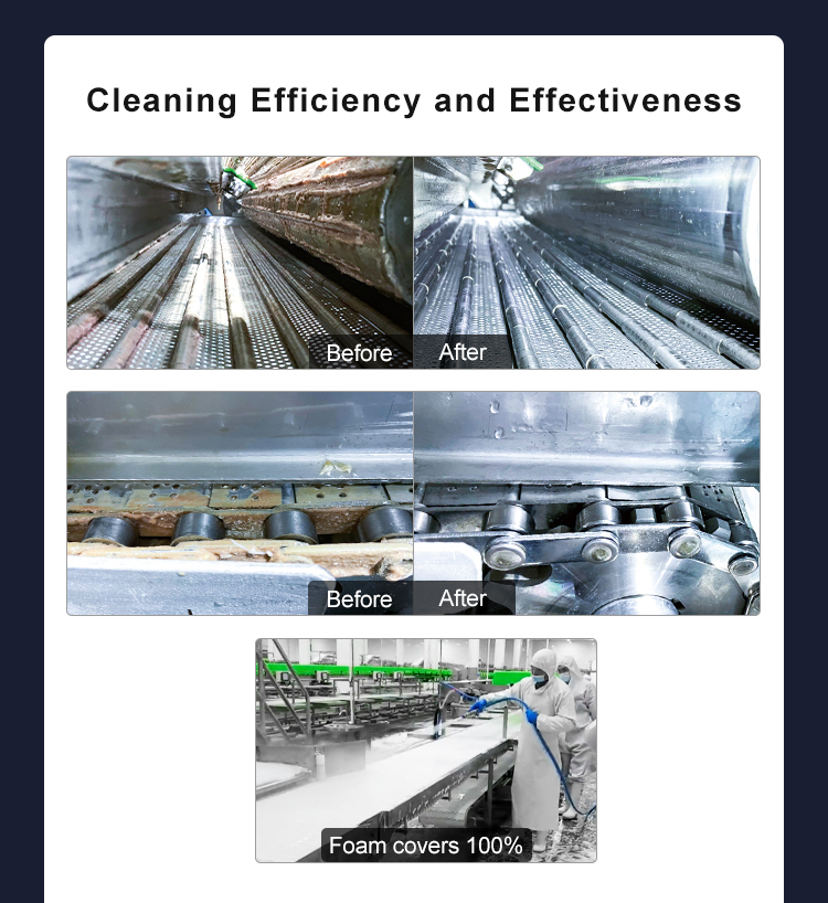 Smart Foam Cleaning Machine for Meat & Beverage Industry