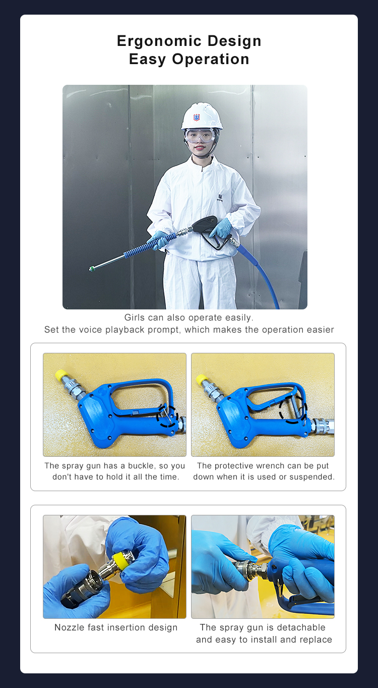 Smart Foam Cleaning Machine Sanitize in Meat & Beverage Industry