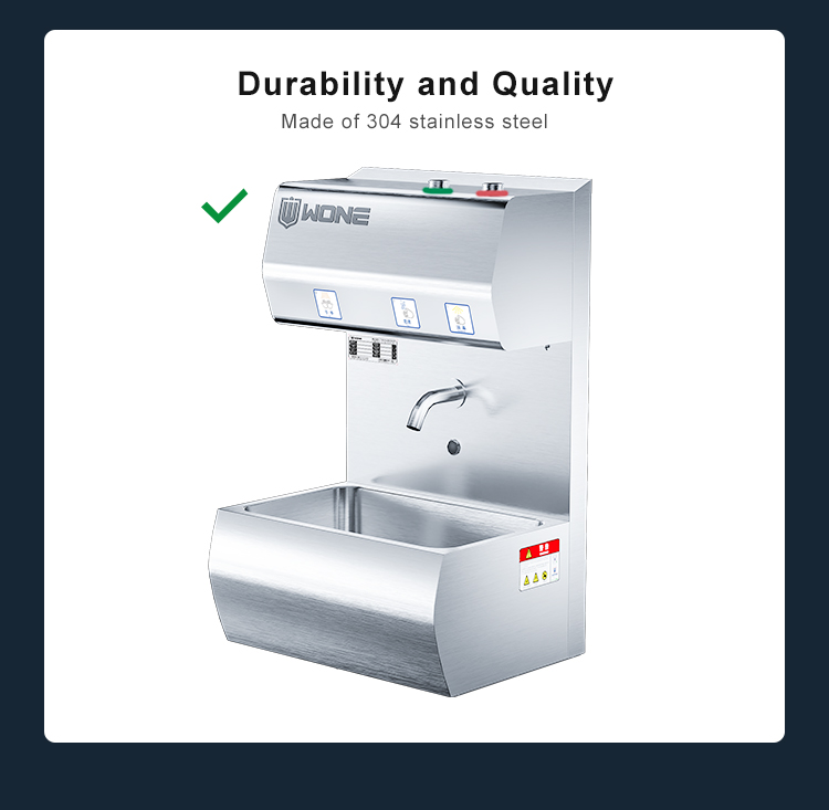 handwashing station for food industry