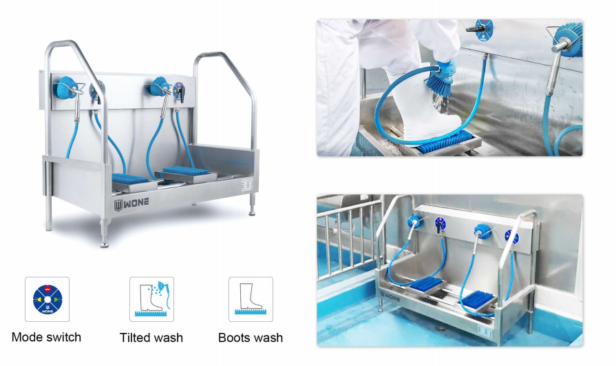 Boot Washer Machine for Food Factory and Industrial
