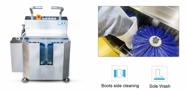 Boot Washer Machine for Food Factory and Industrial